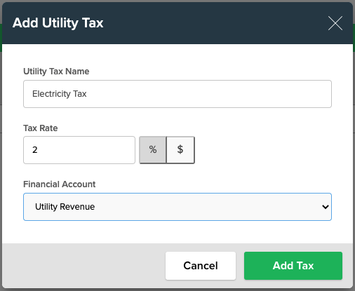 Utility Taxes: Setup Guide